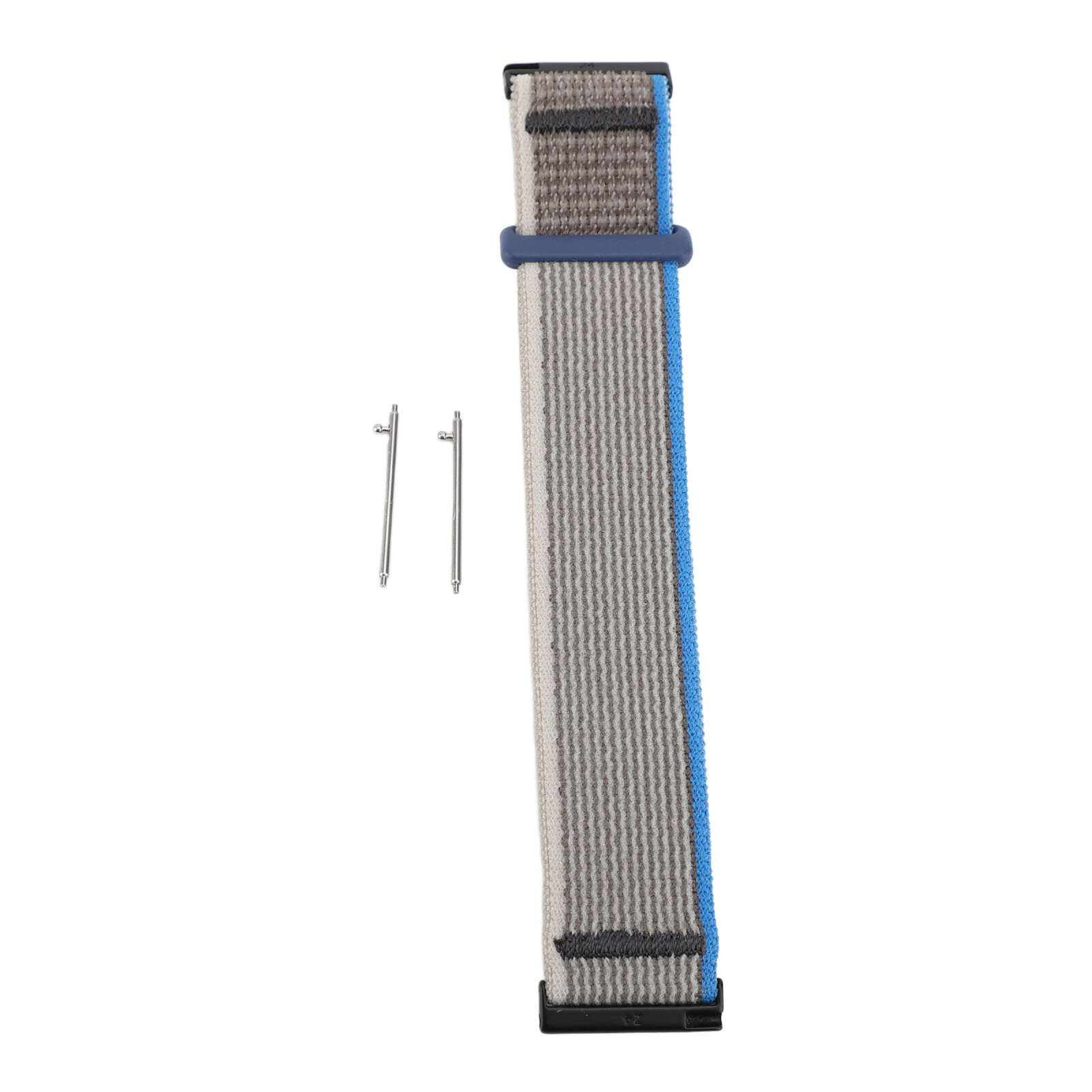 Спортивный нейлоновый ремешок для часов с застежкой-липучкой 24 мм эластичный дышащий регулируемый сменный ремешок для часов HR Baro для 7 9 D5i сине-серый
