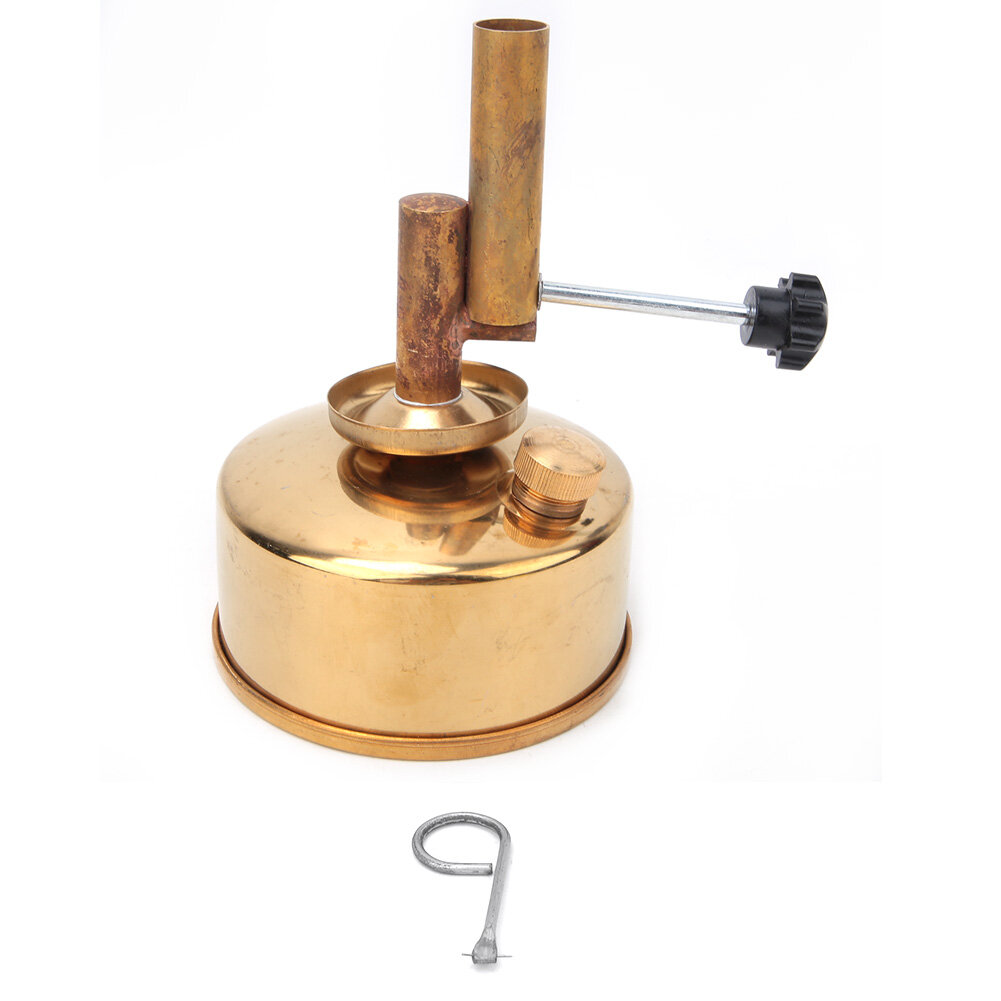 Лабораторный экспериментальный прибор для продувки спиртом с медным седлом (спиртовая продувочная лампа).