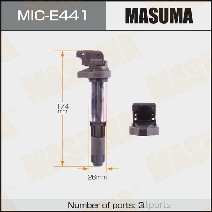 MASUMA MIC-E441 Катушка зажигания BMW X5 (E53), 7-SERIES (E65), 256S5, N42B20A, N62B44A