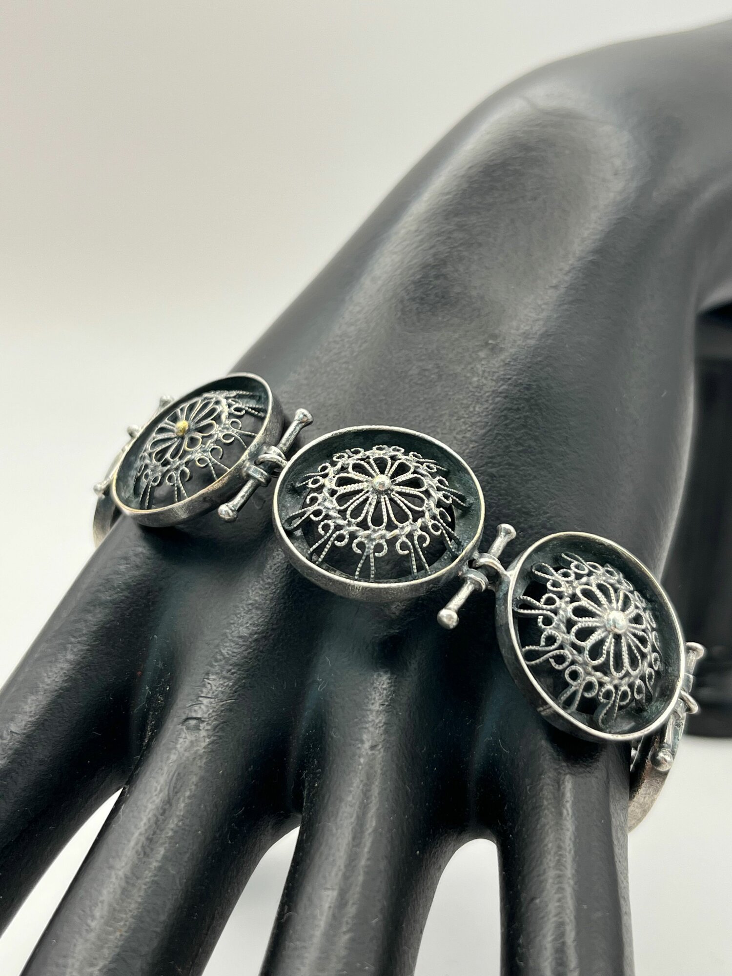 Винтажный металлический браслет, времен СССР