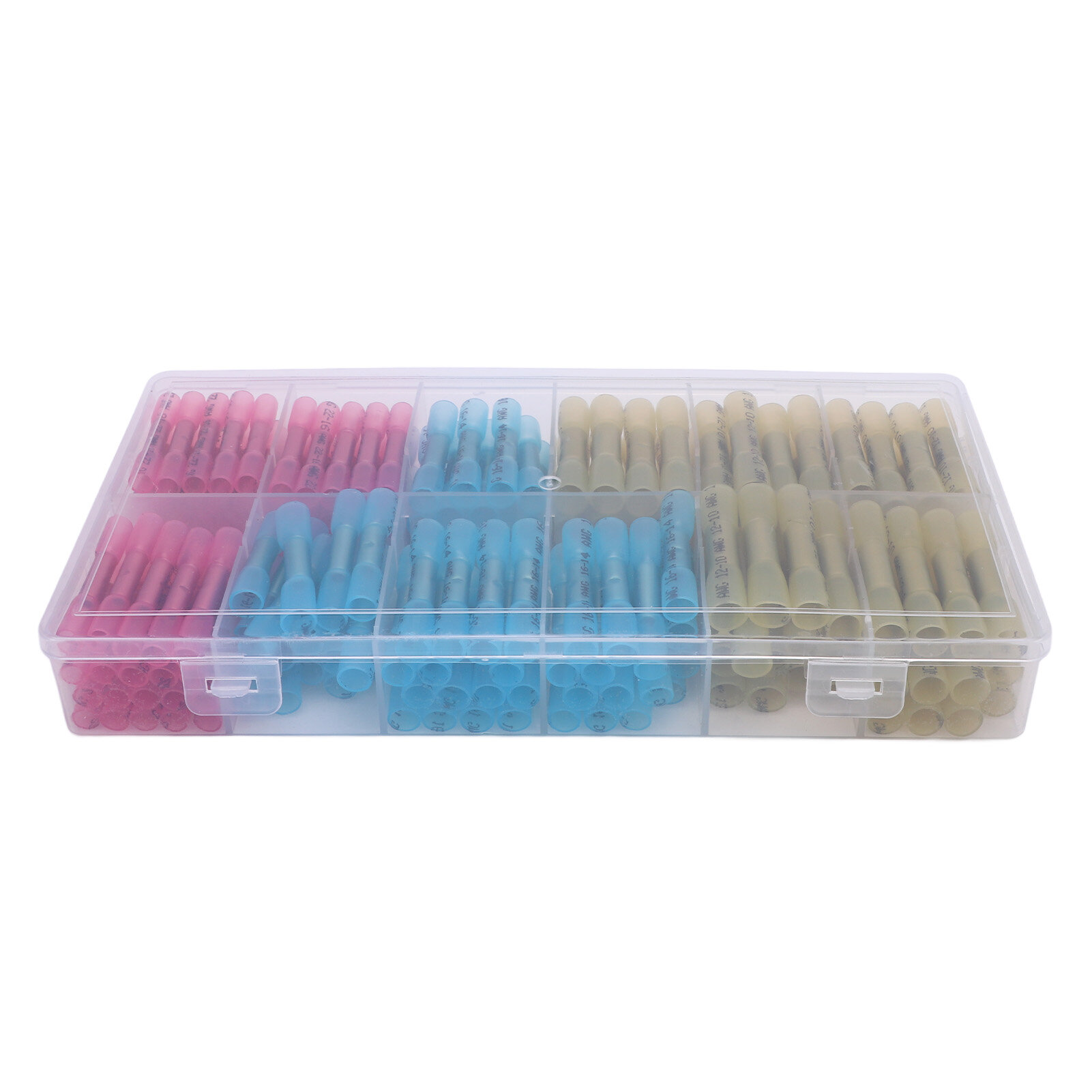 Термоусадочные клеммы для соединения проводов, нейлоновые водонепроницаемые клеммы для обжима проводов, соединители для морской, автомобильной, лодочной и грузовой техники, 180 шт.