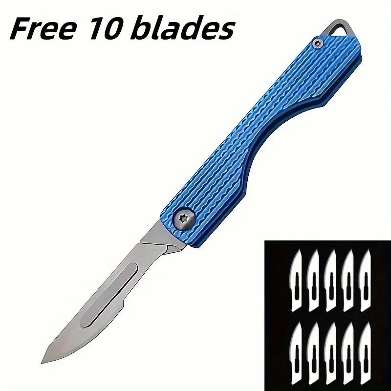 Открытый нож складной хирургический нож из нержавеющей стали Art Knife портативный алюминиевый сплав экспресс-нож бумажный нож