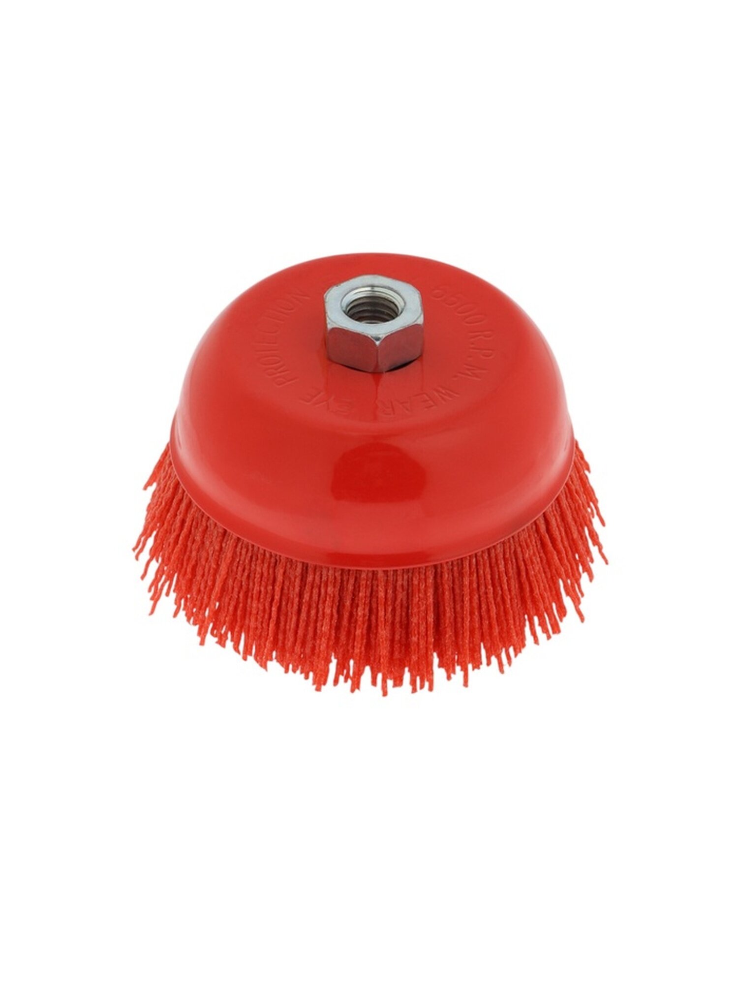 Щетка для УШМ тундра, нейлоновая, "чашка", М14, 125 мм, 1 шт.