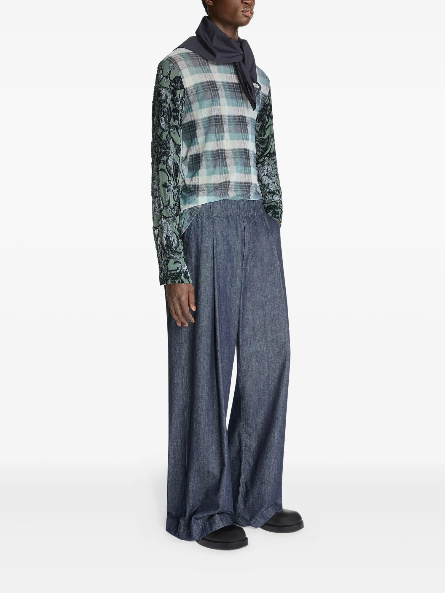 Брюки классические Dries Van Noten, размер S, синий — фото 1