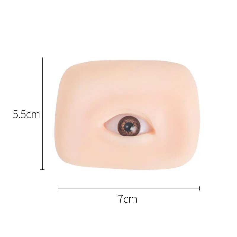 Манекен для наращивания ресниц, татуировка бровей, практика, аксессуары для макияжа кожи, инструменты для обучения прививку ресниц