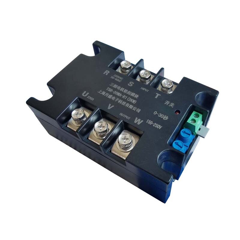 Трёхфазное устройство плавного пуска2KW，Интеллектуальный плавный пускатель, подходит для двигателей мощностью до 2KW
