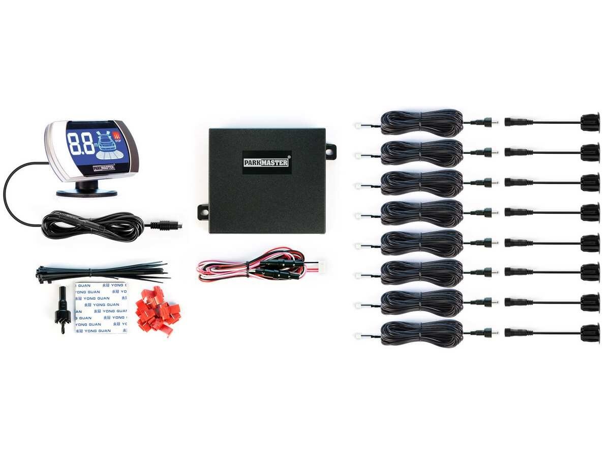 Автомобильный парковочный радар PARKMASTER 8-FJ-27 чёрный