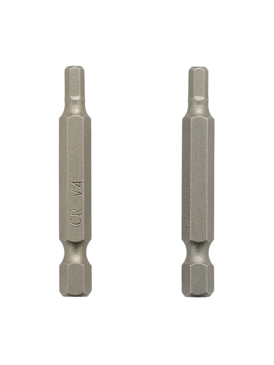 Биты HEX 4, 50 мм 2 шт