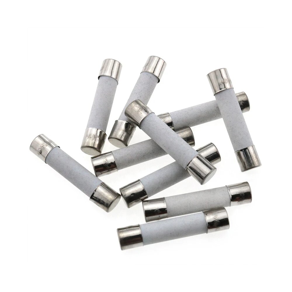 10 шт. Быстродействующие керамические предохранители 5x20 5x25 6x30 мм 250 В 10A, 6x30mm