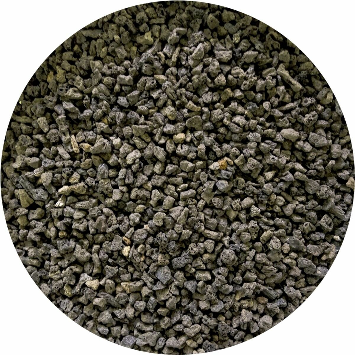 Грунт аквариумный - лавовая крошка, фракция 3-5 мм, 1 литр