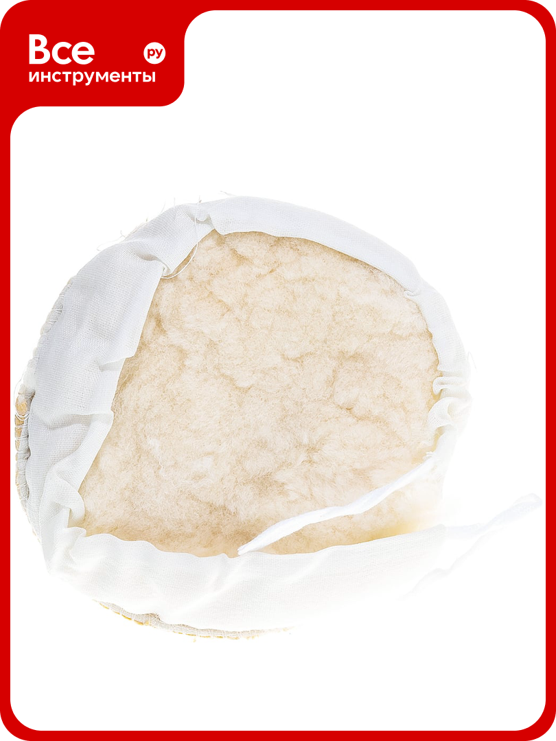 Диск полировальный меховой 125 мм SKRAB 35714