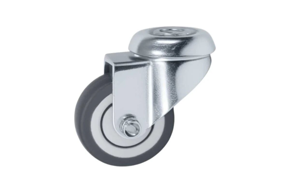 Brante Колесо поворотное 50 мм под штырь, серая резина NF-0075 0117 10492 для сборки