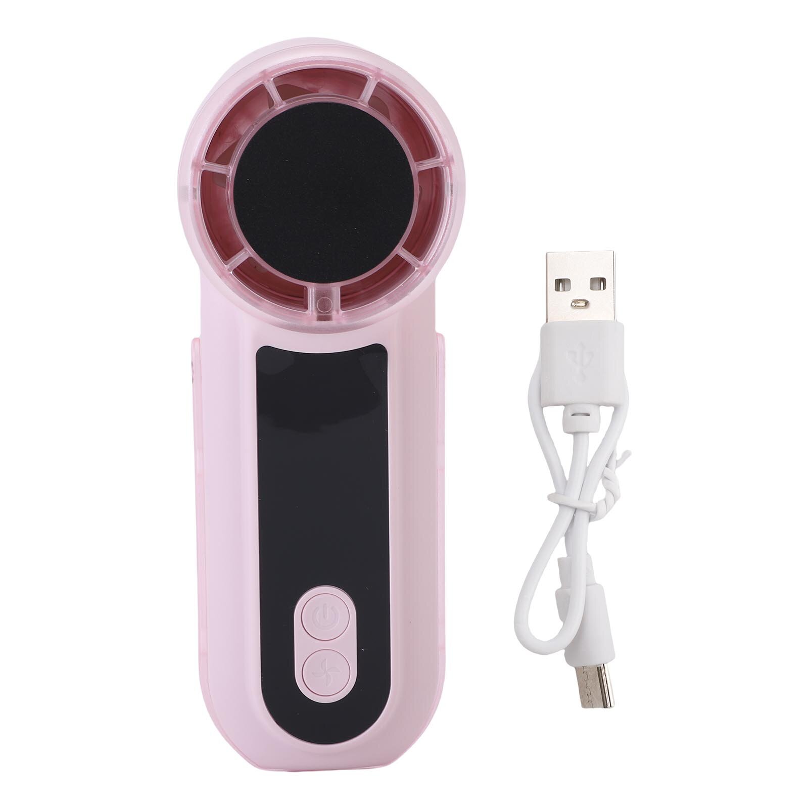 Ручной вентилятор 13000 об/мин, высокоскоростная турбина, для путешествий и кемпинга, 5 скоростей ветра, батарея 3600 мАч, цифровой дисплей.