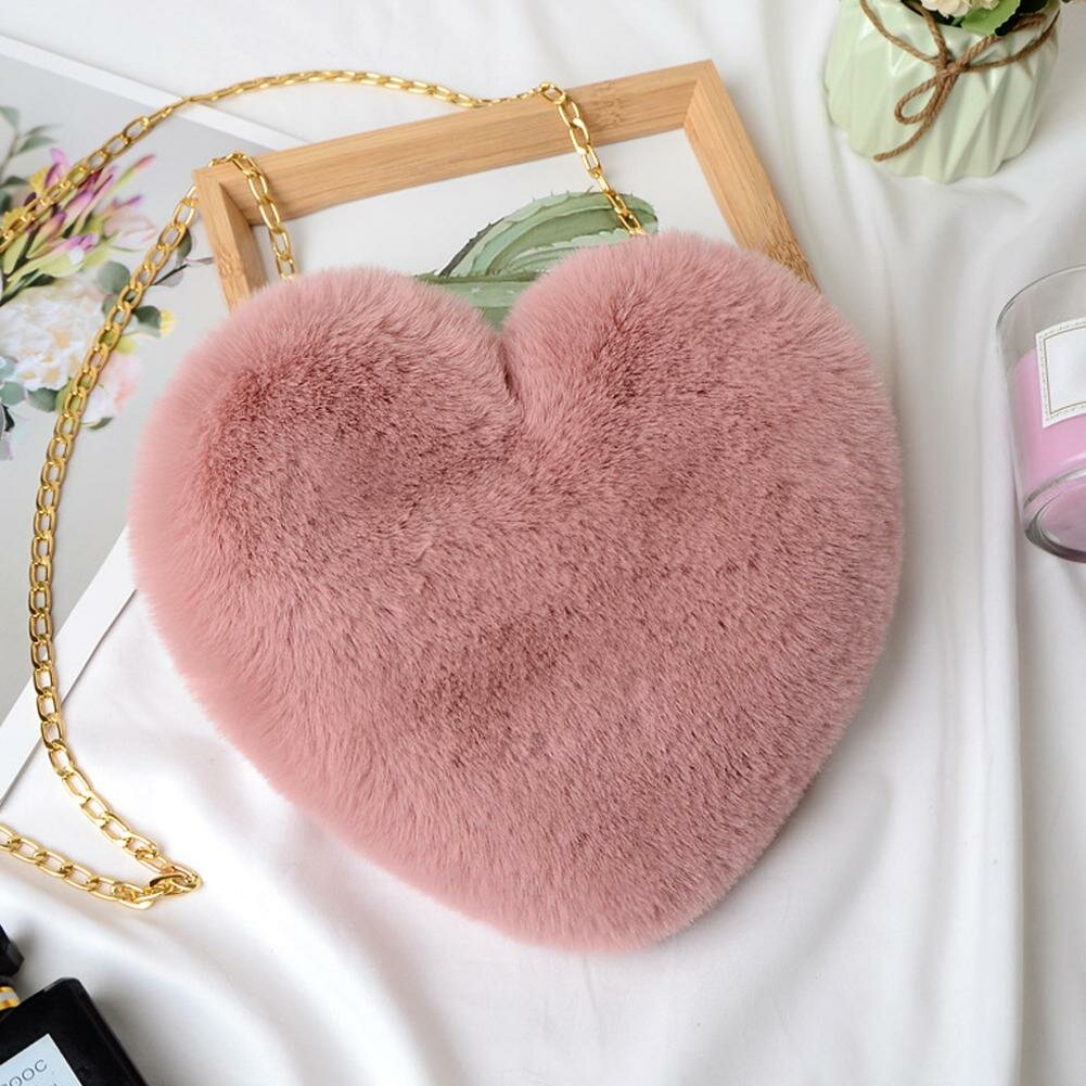 Модная сумка через плечо Love Heart