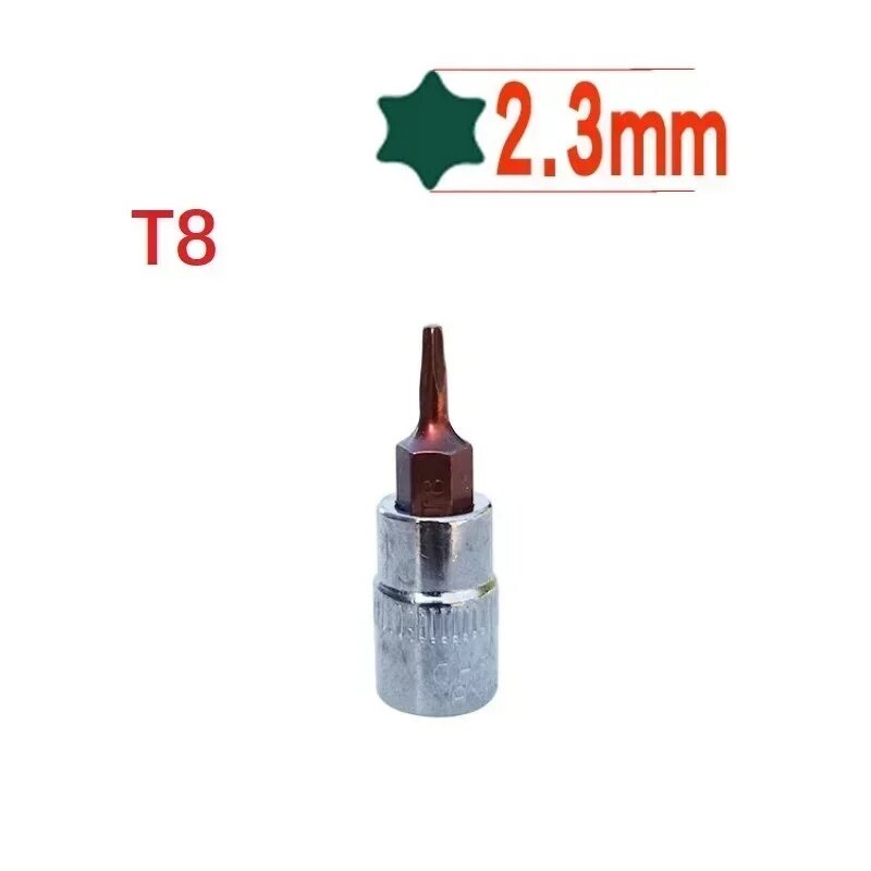 Отвертка Torx 1/4 дюйма T8 T10 T15 T20 T25 T27 T8