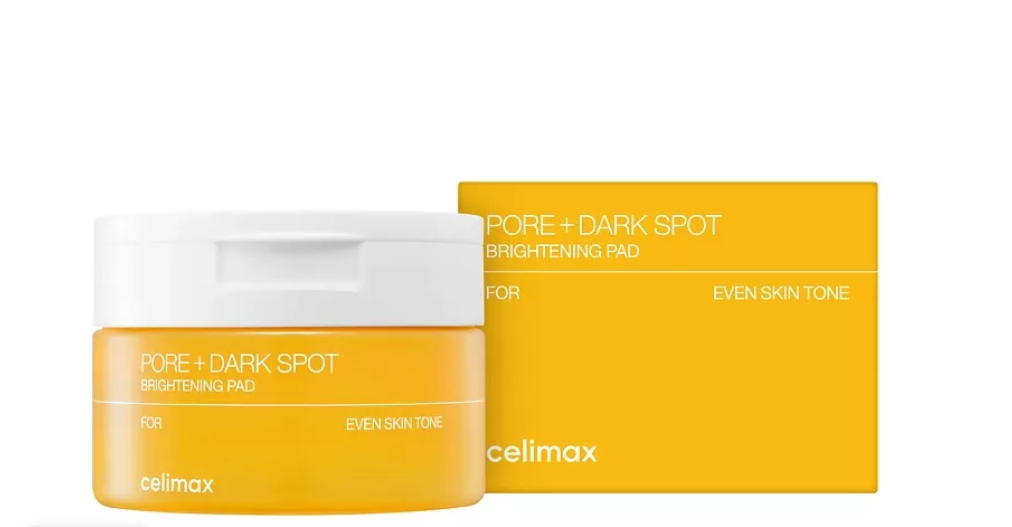 Celimax Pore+Dark Spot Brightening Pad 40pads - Тонер-пэды для выравнивания тона и рельефа кожи