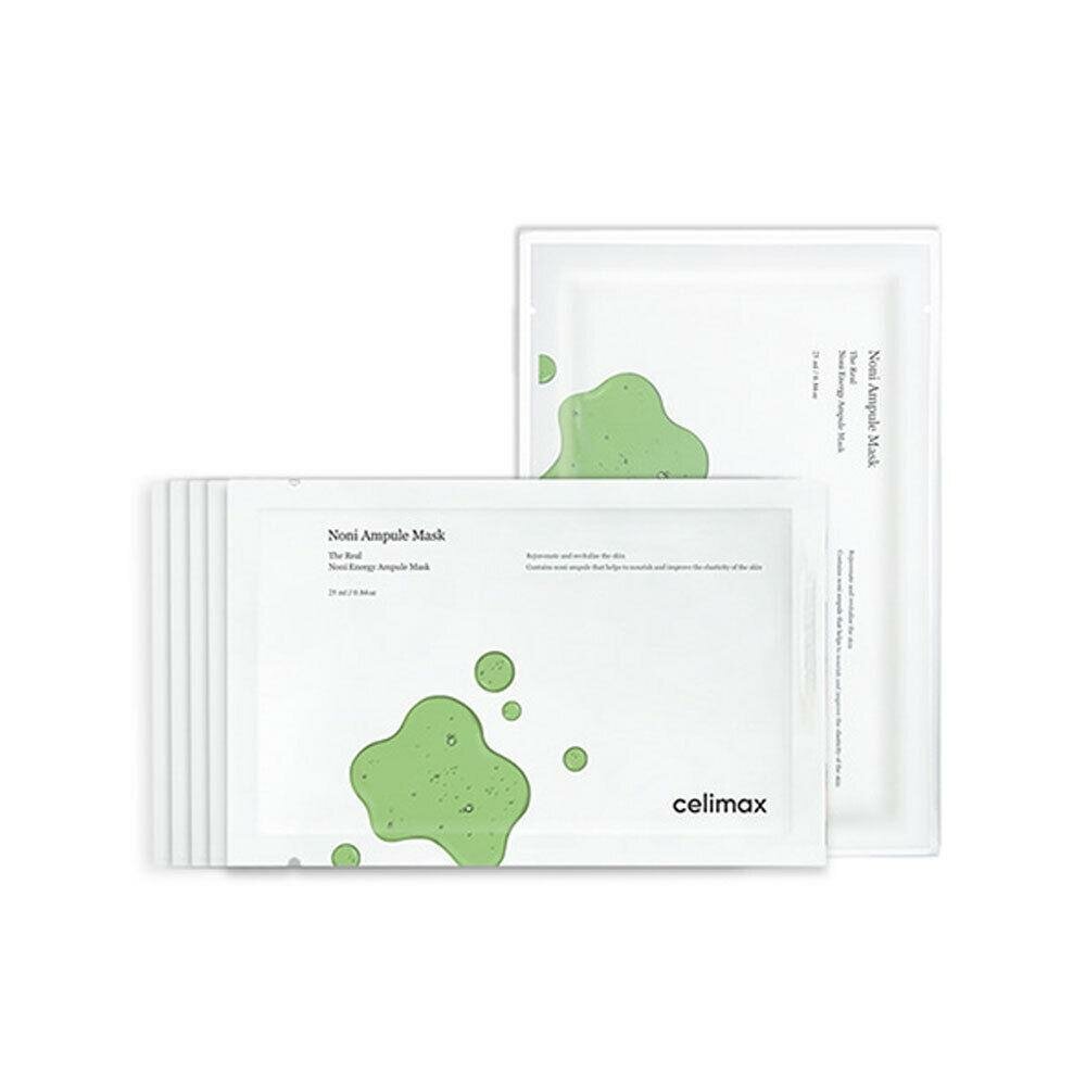 Тканевая маска Celimax The Real Noni, с экстрактом нони, для эластичности кожи, 25 мл. 1 шт
