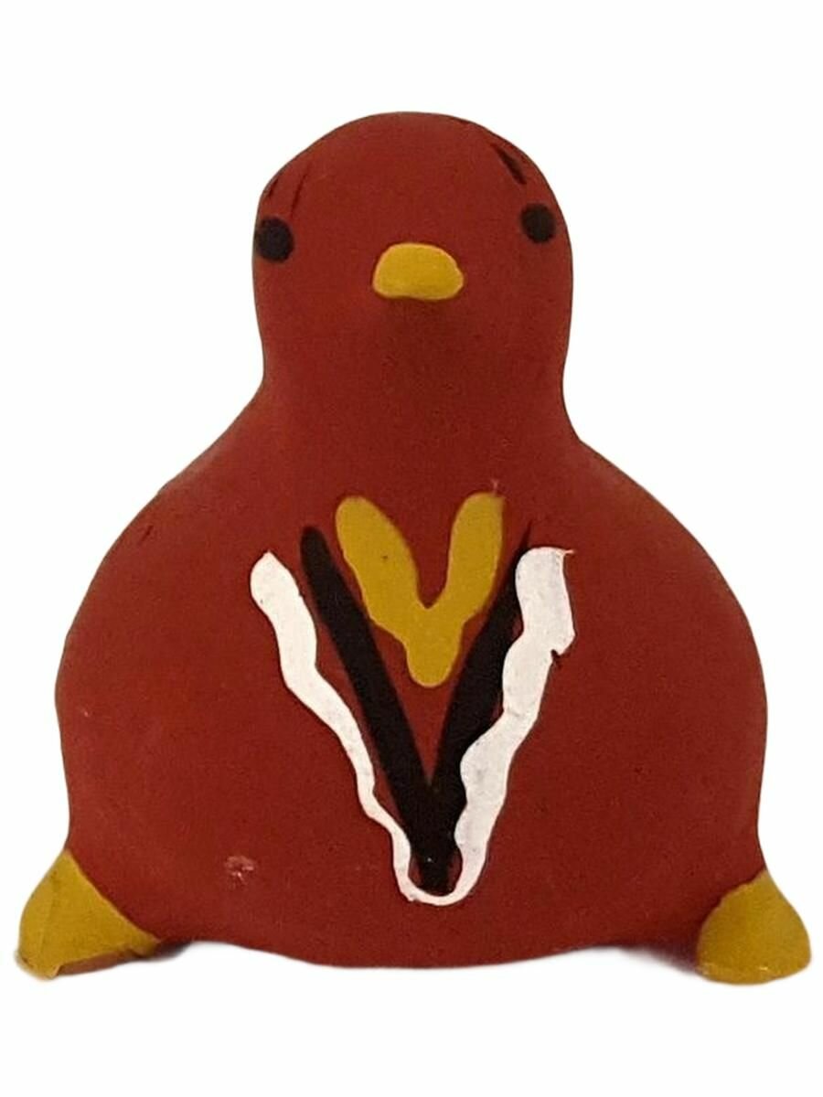 Свистулька голубка мини-7, Каргопольская глиняная игрушка, ручная авторская работа