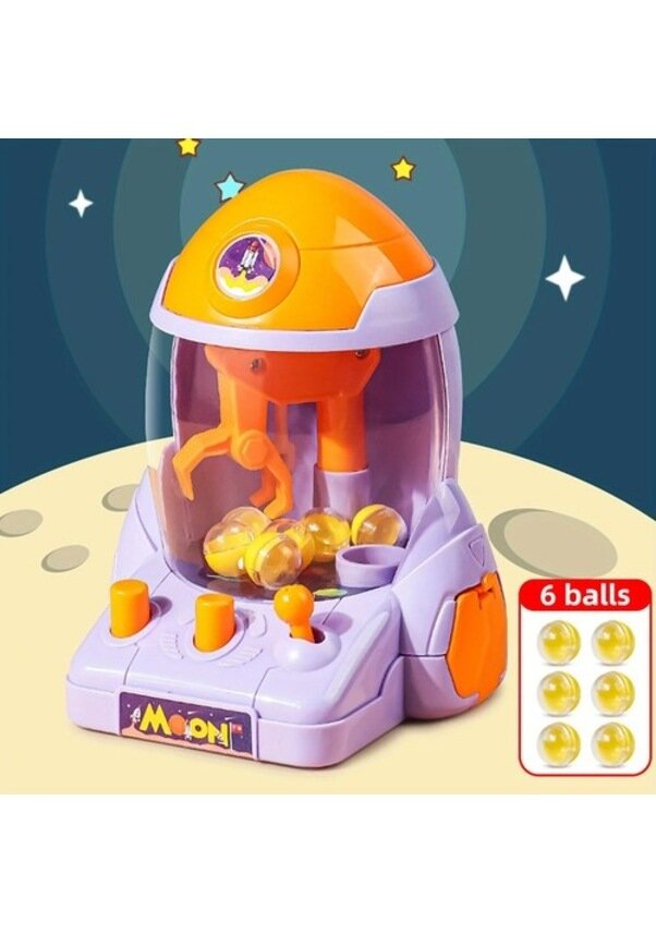 Детская космическая ракета, гусеничный транспортер, ракета, мяч, захват, яйцо, мини-машина для игры в когти, интерактивные игрушки для родителей и детей, подарок для детей J424ry, красочный