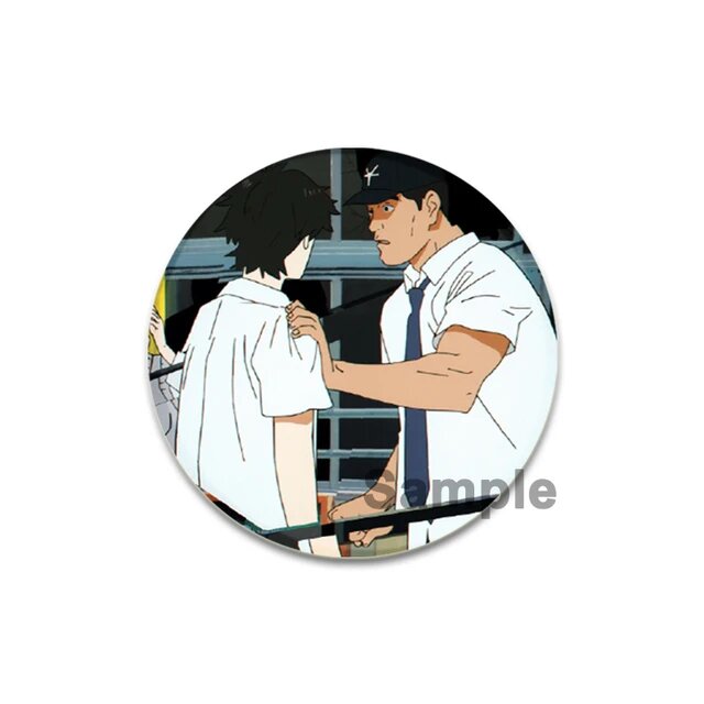 Круглый мягкий значок-пуговица в стиле аниме Sonny Boy, брошь с милым персонажем, булавки, украшение для рюкзака, одежды, модные украшения, подарки