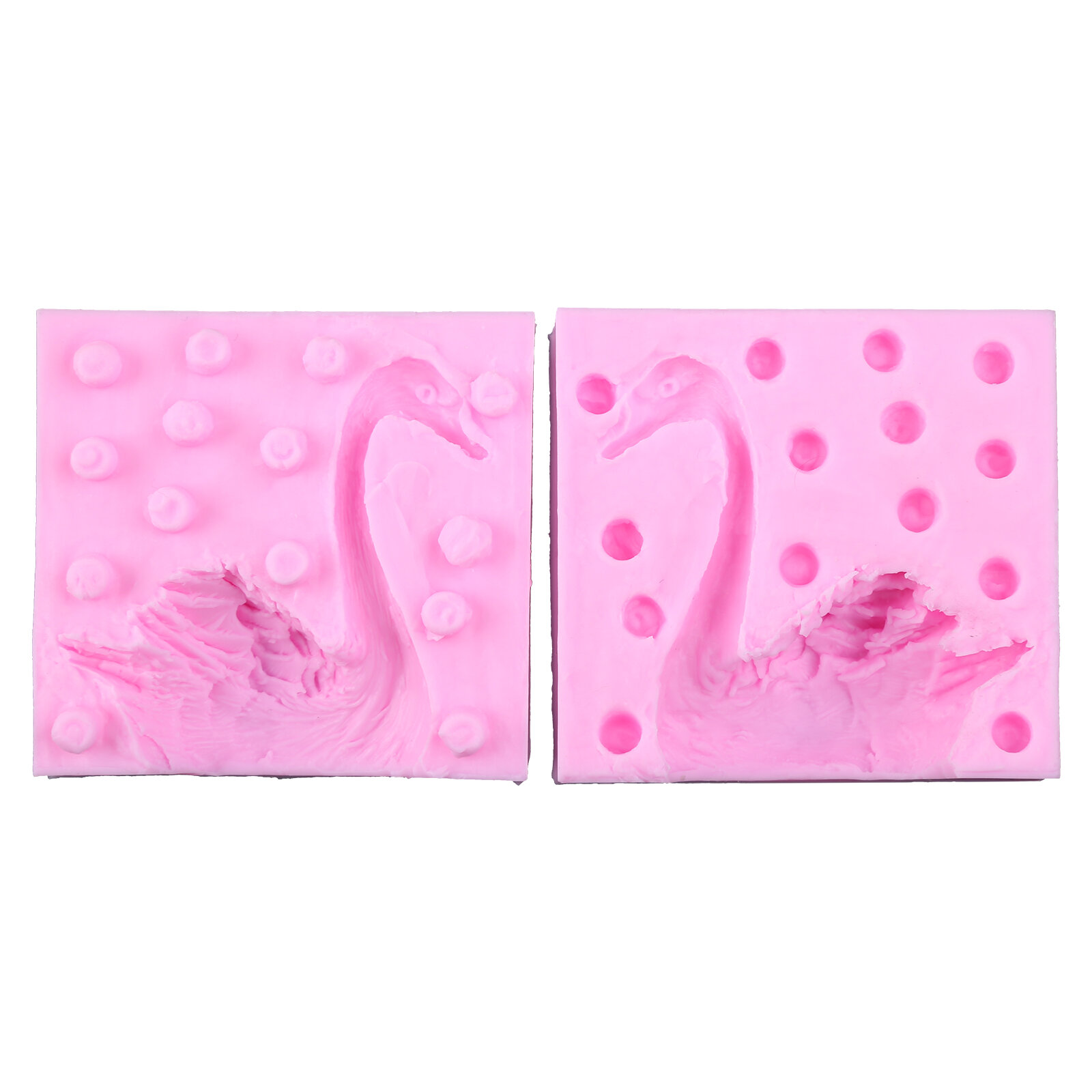 Стерео животные в форме лебедя, силиконовая форма, формы в форме лебедя, литейная форма, 3D Лебедь, эпоксидная смола, литейная форма, глиняные формы