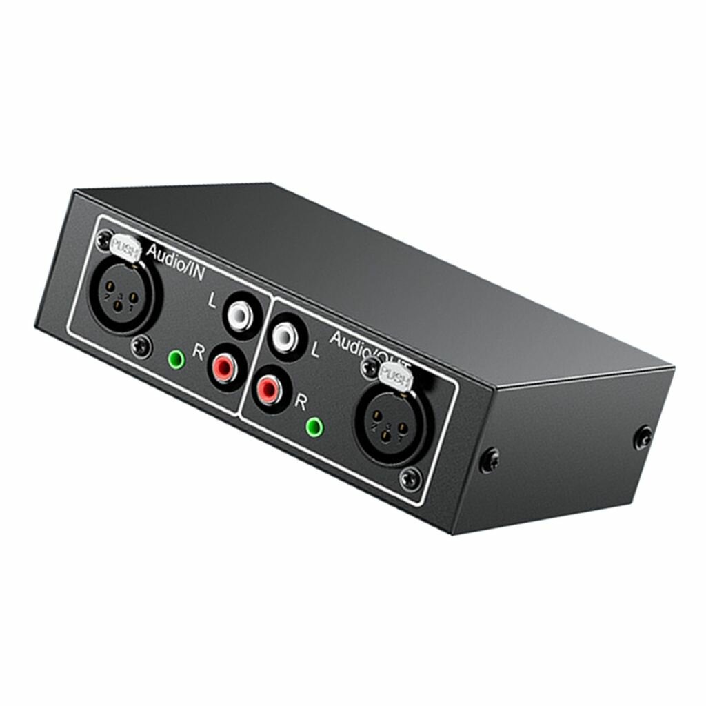 Металлические переключатели аудиосистем RCA L/ R с 4 входами на 1 выход для телевизора и динамика