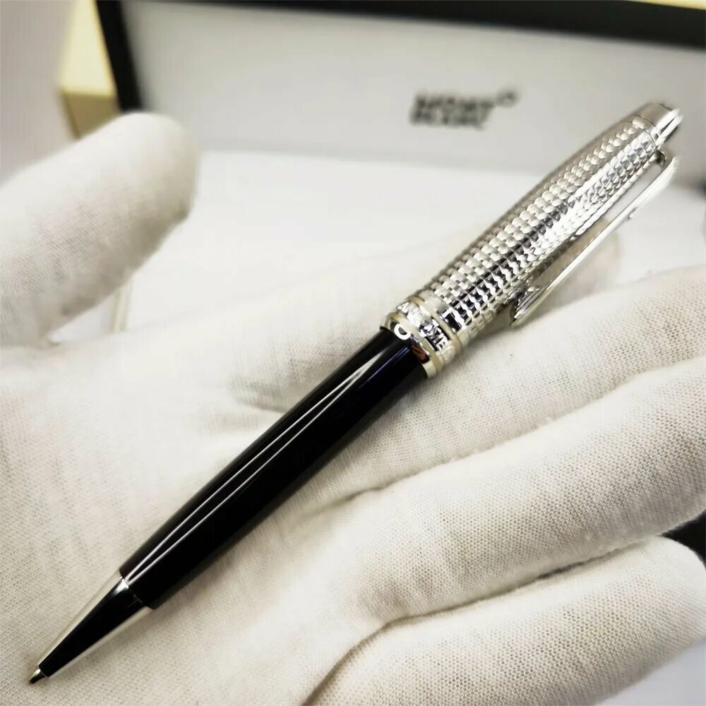 Montblanc Ручка Шариковая, толщина линии: 0.7 мм, цвет: Черный, 1 шт.