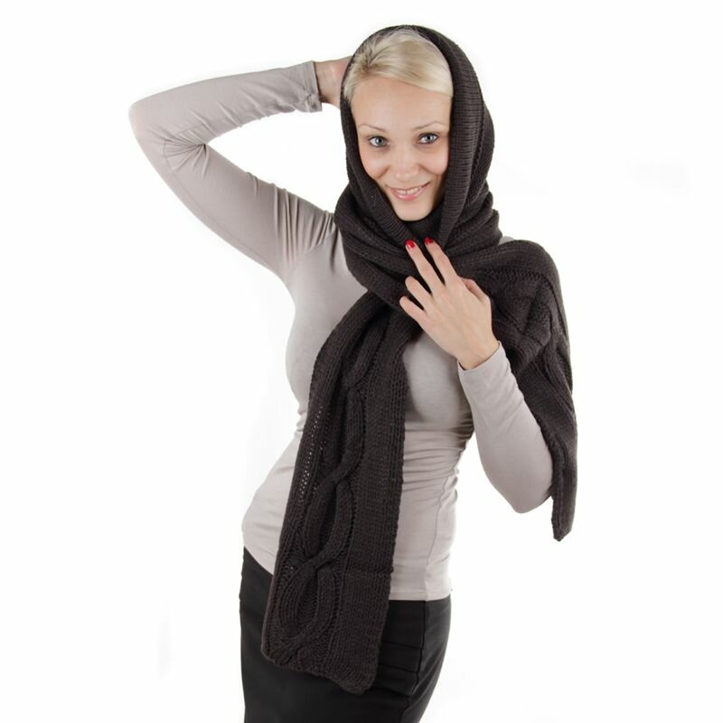 Шарф-капюшон для женщин