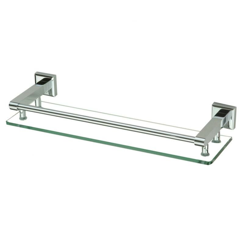 Savol Полка стеклянная Savol S-409591, хром
