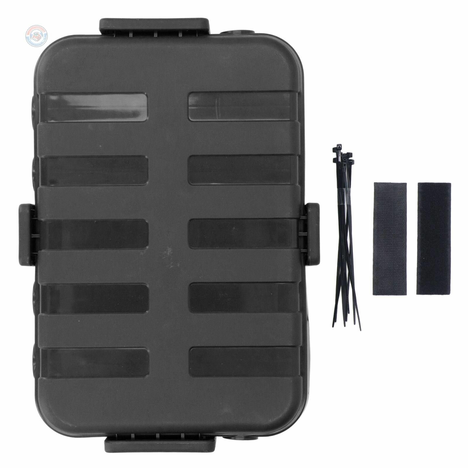 Водонепроницаемая электрическая соединительная коробка IP54 для улицы, большая квадратная распределительная коробка с 6 уплотнениями, удлинительный блок, черный