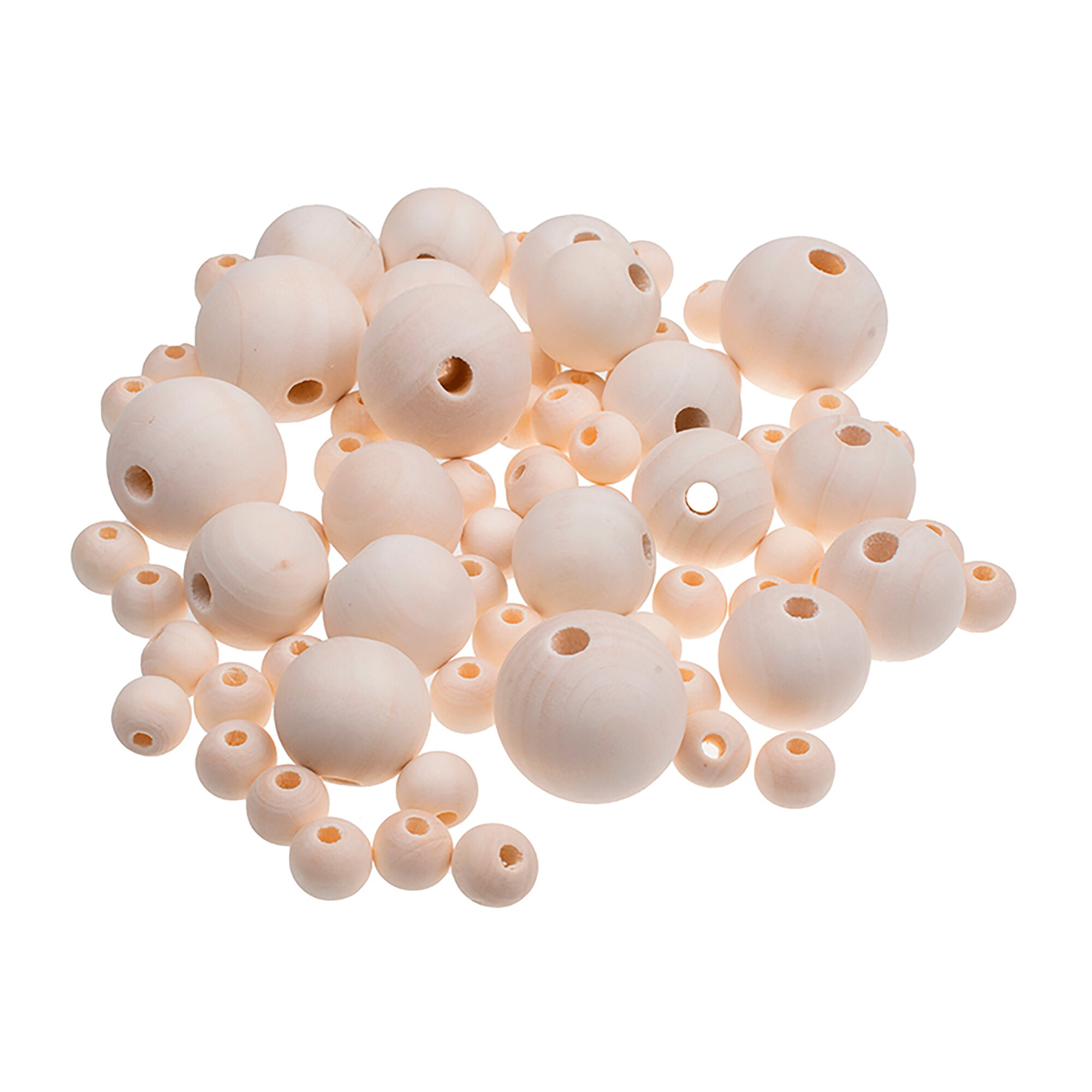 Белоснежка Набор бусин дерево Забава 939-DB / Материалы для рукоделия и скрапбукинга