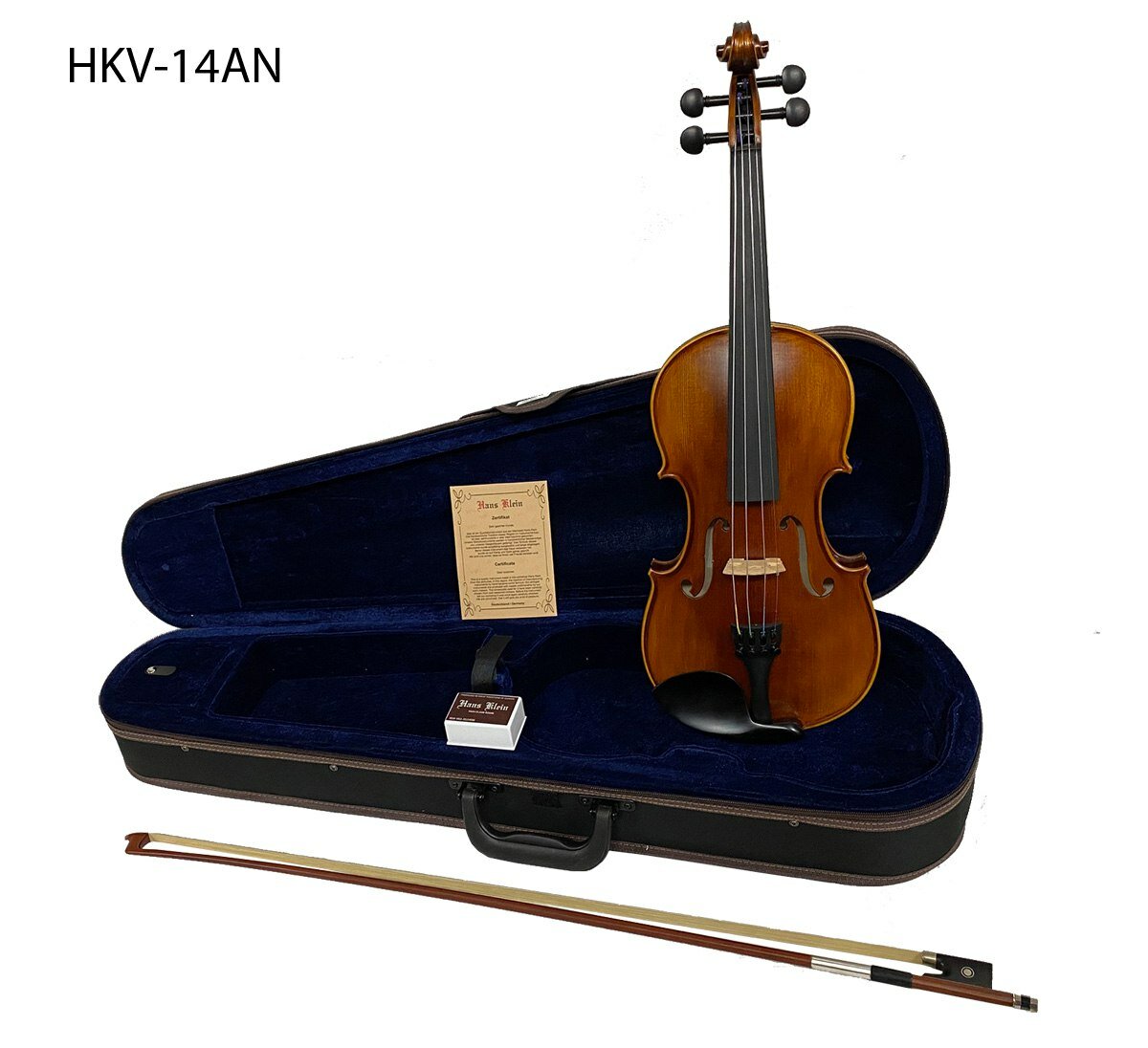 HANS KLEIN HKV-14AN 4/4 - Скрипка Комплект - кейс + смычок + канифоль