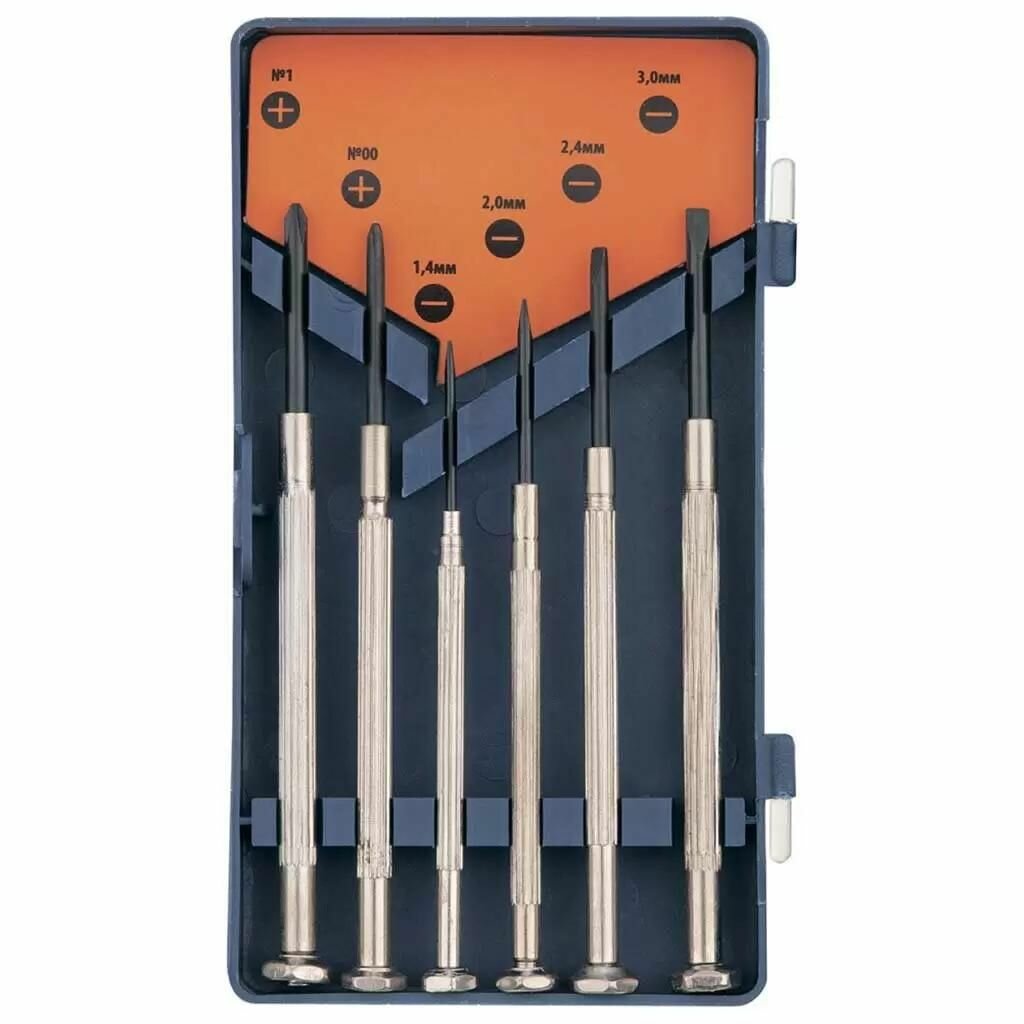 Набор отверток Sparta для точных работ, 6 предметов, пенал (133445)