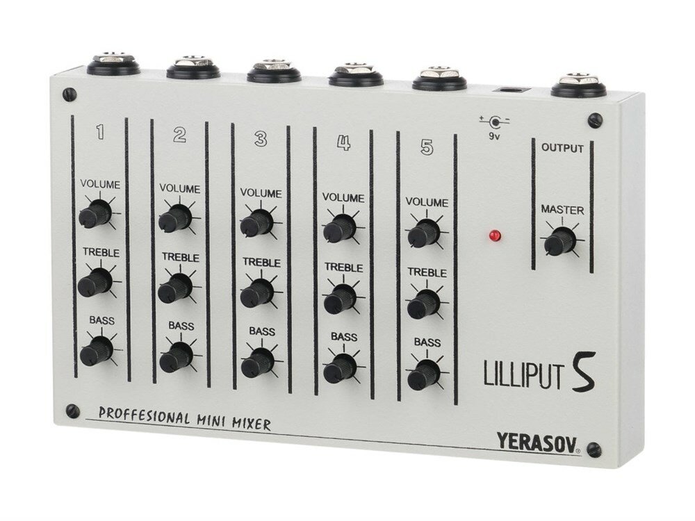 Yerasov LILLIPUT-5A Микшерный пульт, 4 линейных/ 1 микрофонный вход