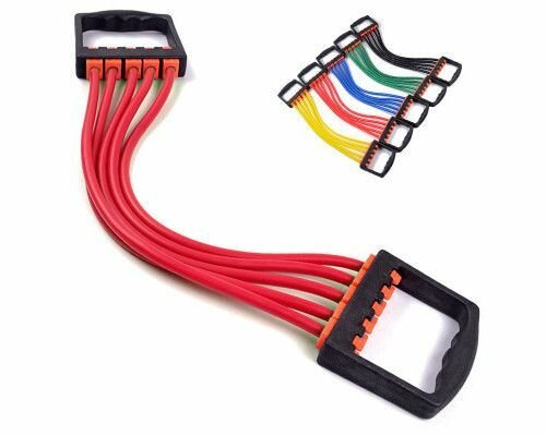 Эспандер плечевой (5 латексных жгутов) В32171-3 красный