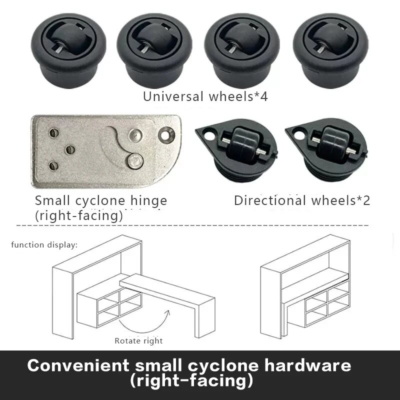 Складной поворотный механизм для стола Kat Rotate right