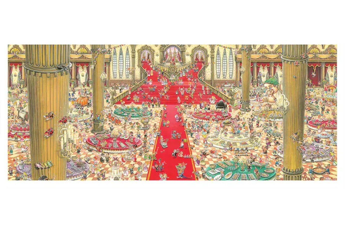 Пазл для взрослых Pintoo 1500 деталей, элементов: Синдзи Ямамото. Королевский праздник