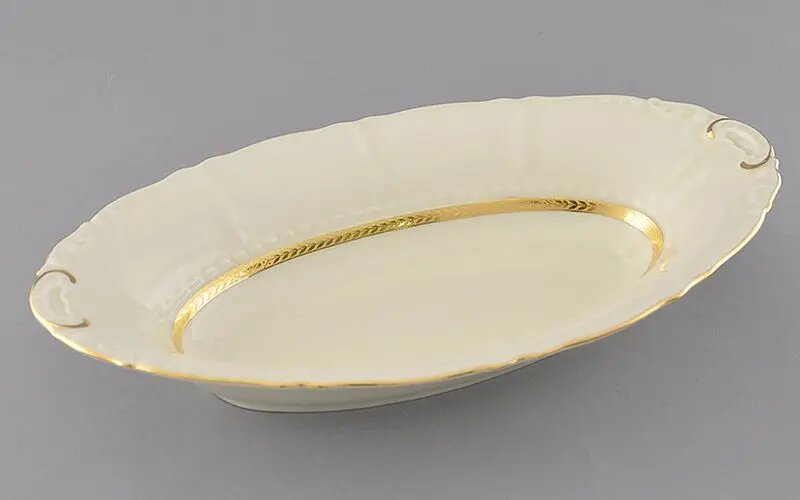 Хлебница Leander, корзина для хлеба, 33,5 см, слоновая кость, фарфор