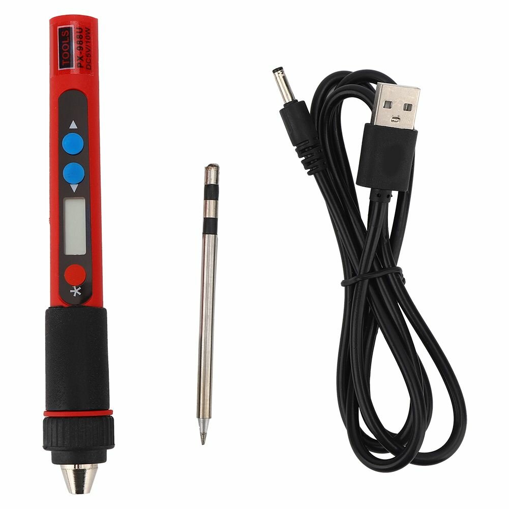 USB-паяльник с цифровым термостатом и набором ручных электроинструментов с регулируемой температурой