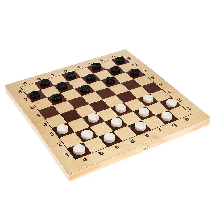 Шахматы + Шашки "айвенго" (Россия, Дерево, 43х22х6 см)