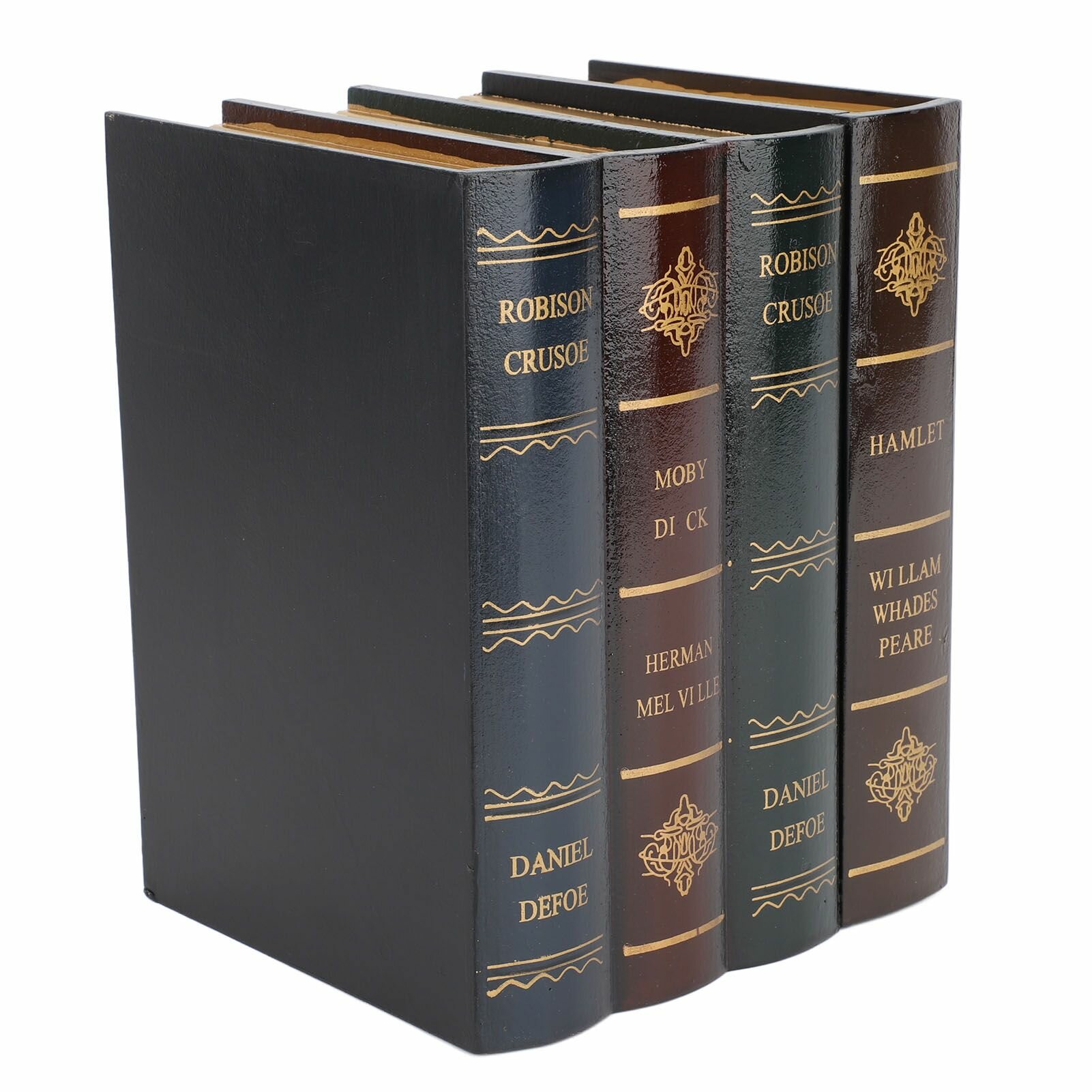 Коробка для хранения в форме книги, винтажный, антикварный стиль, плотный картон, универсальное украшение в виде книги для полок кафе и реквизит для фотографий