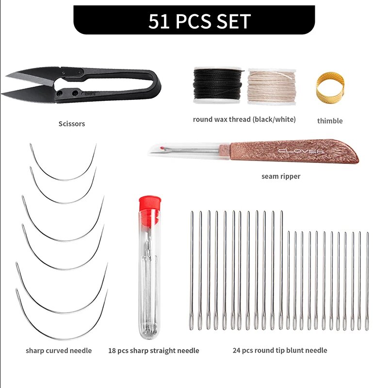 Набор для шитья кожи WUTA, 51 шт, Set C