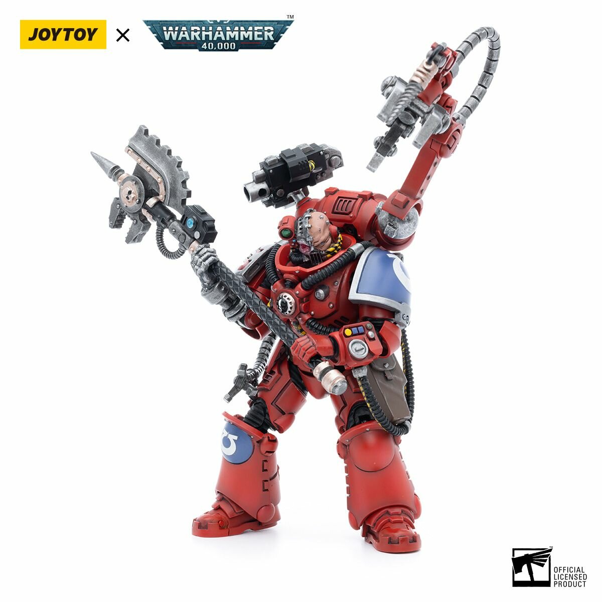 Подвижная фигурка JOYTOY Warhammer 40K 1/18 Action Figures Ultramarines Primaris Techmarine Model Toy Gift Free Shipping