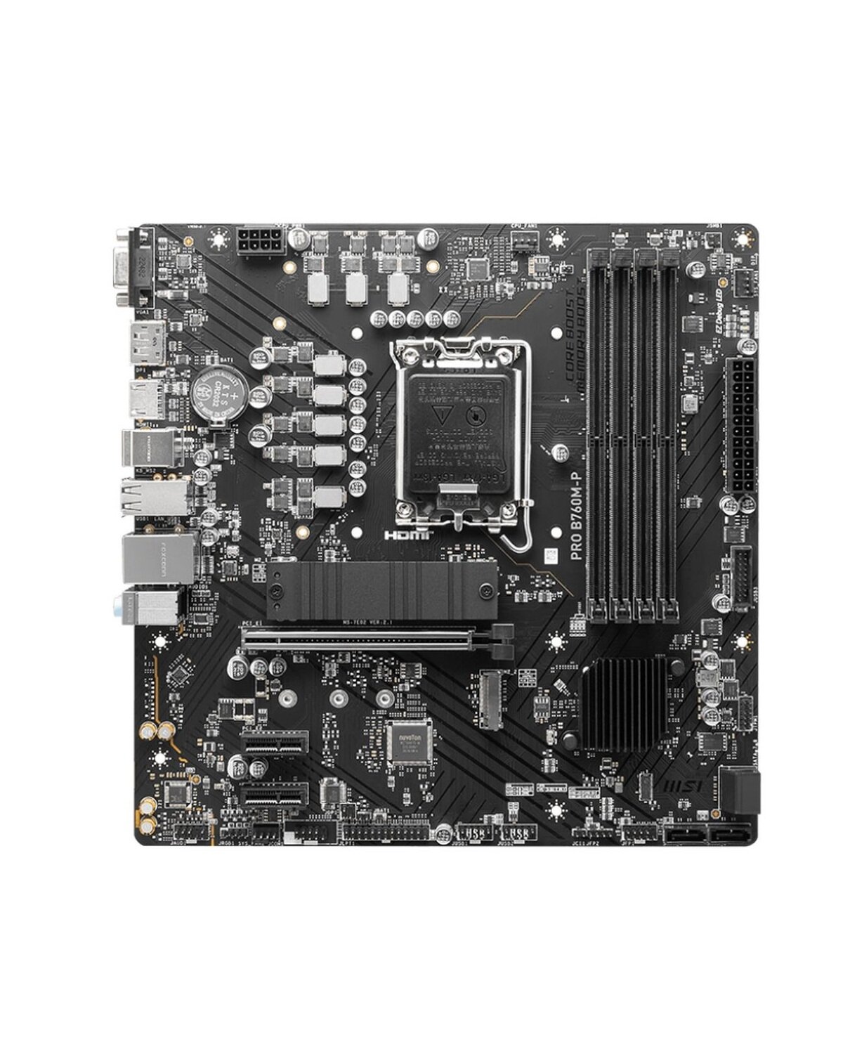 Материнская плата MSI PRO B760M-P, игровой ПК, двухканальная память DDR4