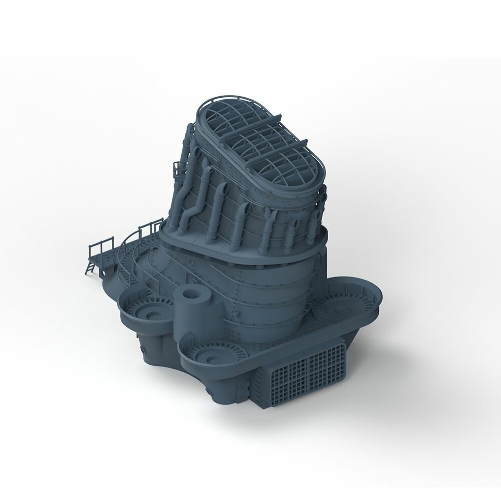 LY350613 1/350 Детали для модернизации модели Корабельный катер IJN для главного дымохода линкора "Ямато"