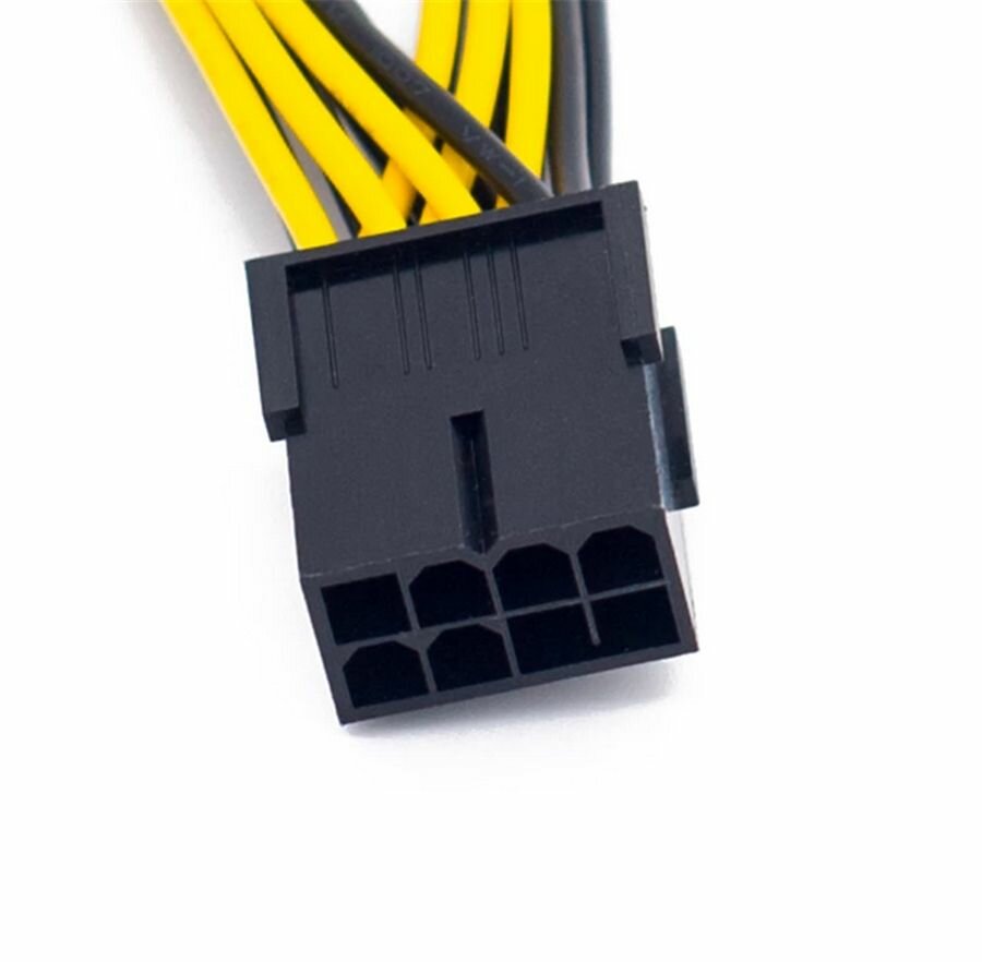 10шт PCI-Express PCIE 8 Pin к Двойной 8 (6 + 2) Контактной VGA Графической Видеокарте Адаптер Кабель Питания 30 см