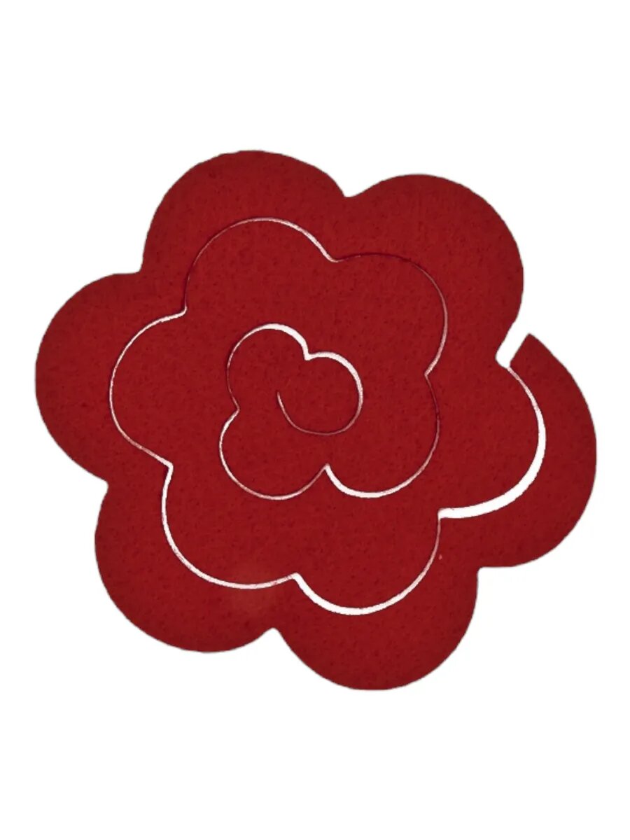 Лазерная вырубка из фетра 8см (5шт)