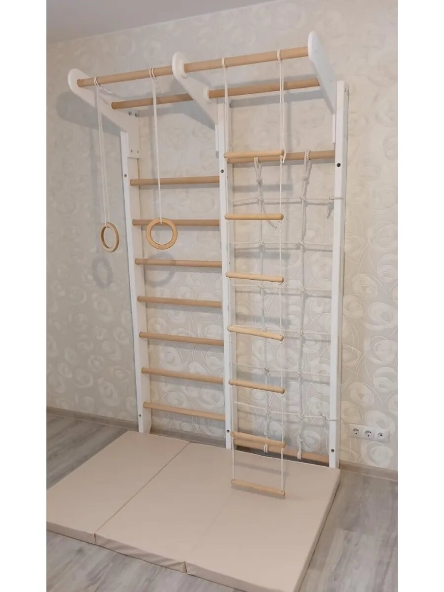 Детский спортивный комплекс на базе шведской стенки до 120кг. Игровой уголок для ребенка