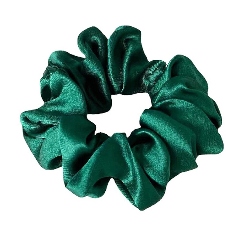 Шелковые резинки CANCI 3,5 см Темно-зеленый, Green