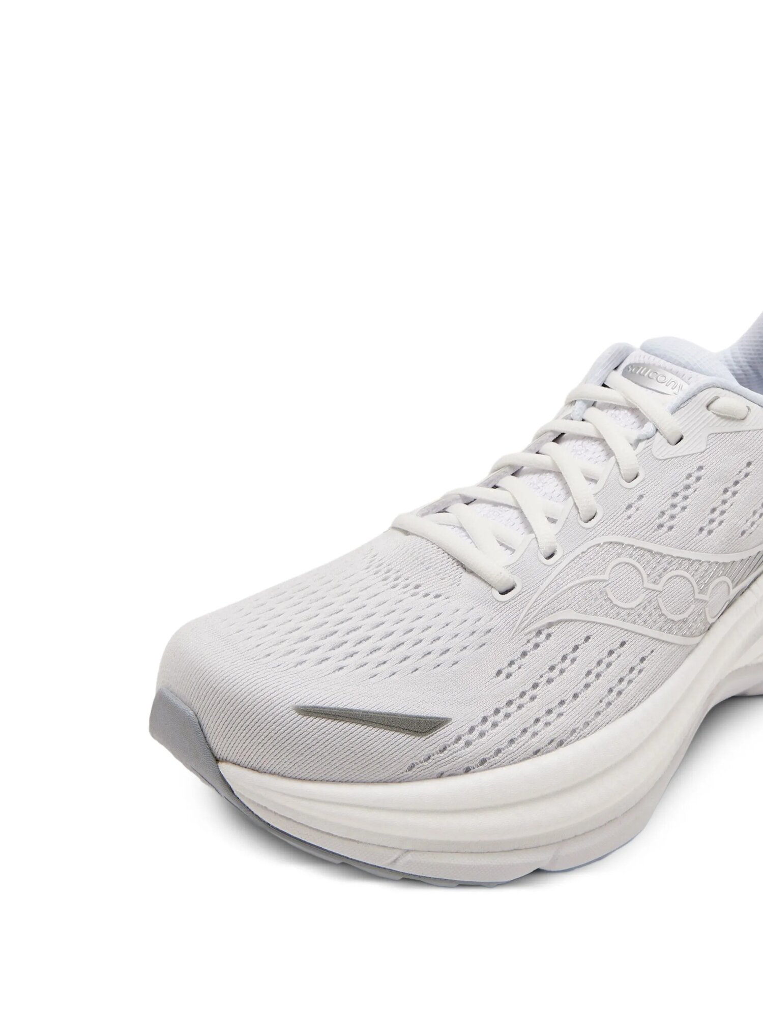 Кроссовки saucony Hurricane 25, размер 12.5 US, бежевый/белый — фото 1